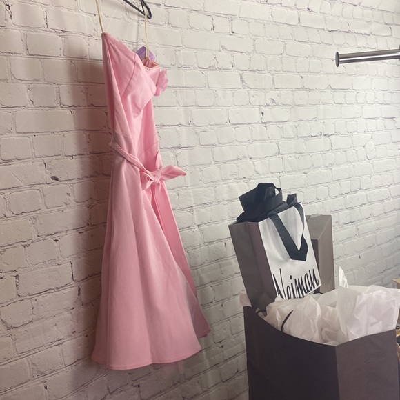 Ruby Rox | Dresses | Ruby Roz Pink Strapless Dress With Pink Rose ...